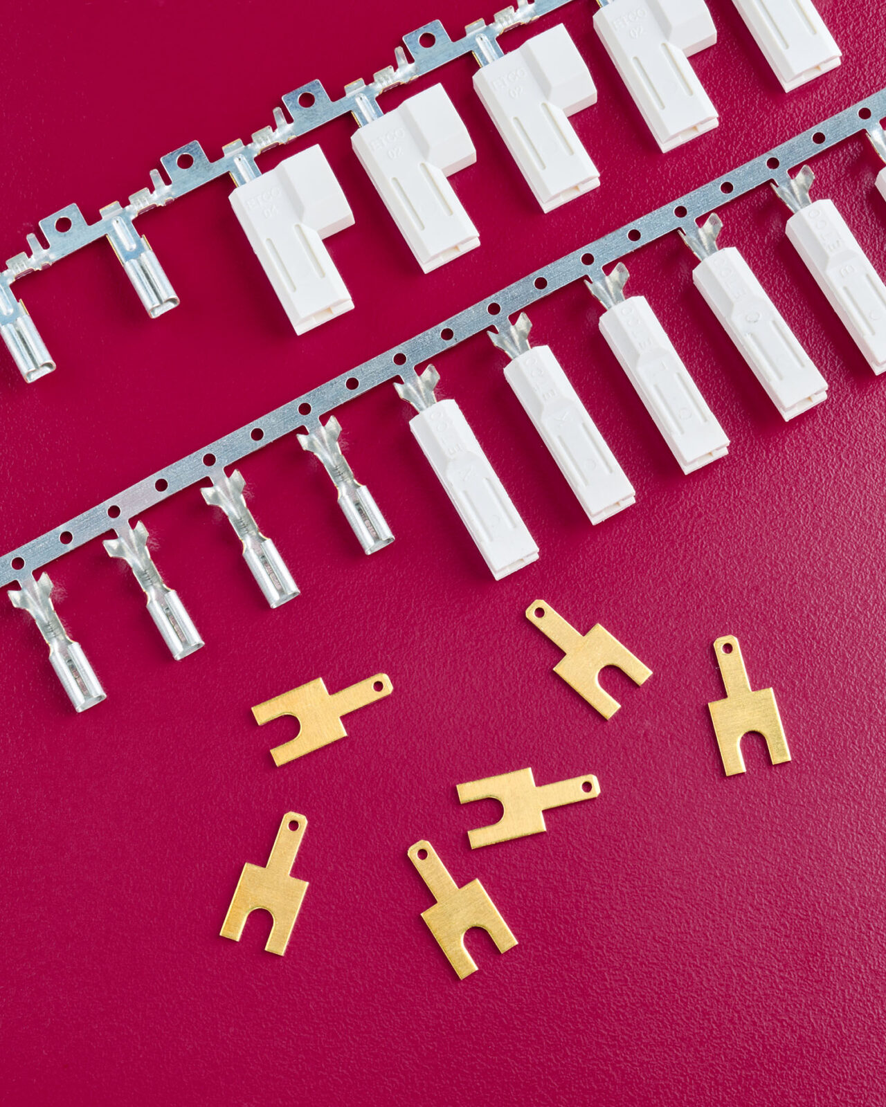 .110" Connectors - Straight and Flag Versions Available - ETCO