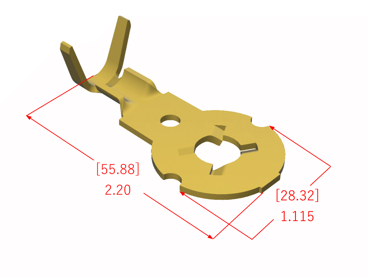 22059-BT204E-HB Locking Rings Brass - ETCO