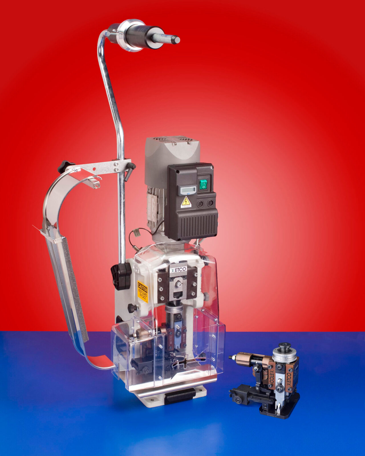 Bench-Top Crimping Press Attaches Strip or Loose Terminals and Blades ...